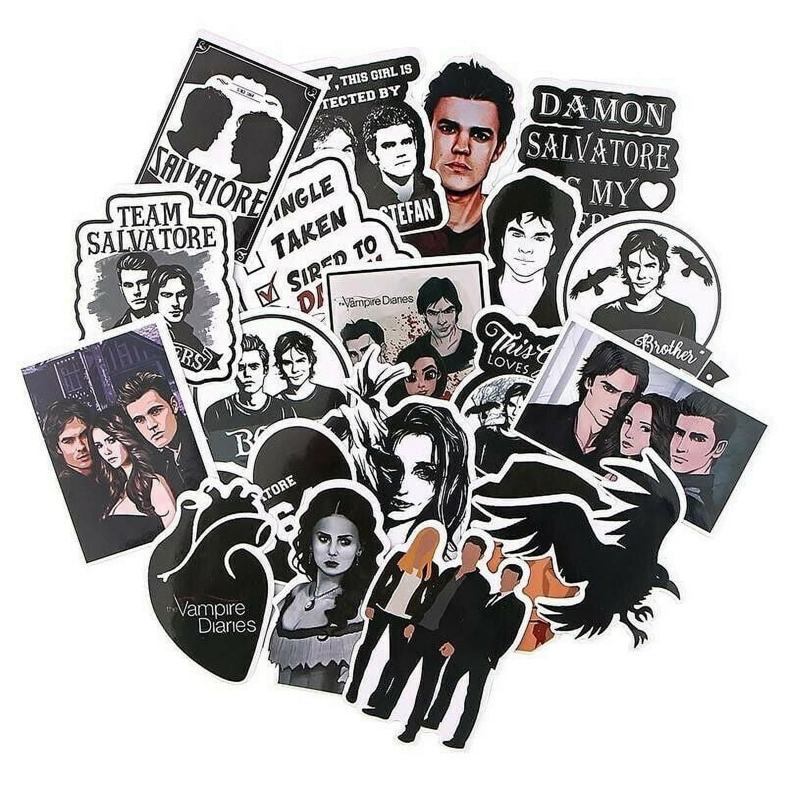 Mainstreet Classics The Vampire Diaries Assorted Decal Set Stickers, 20 ...