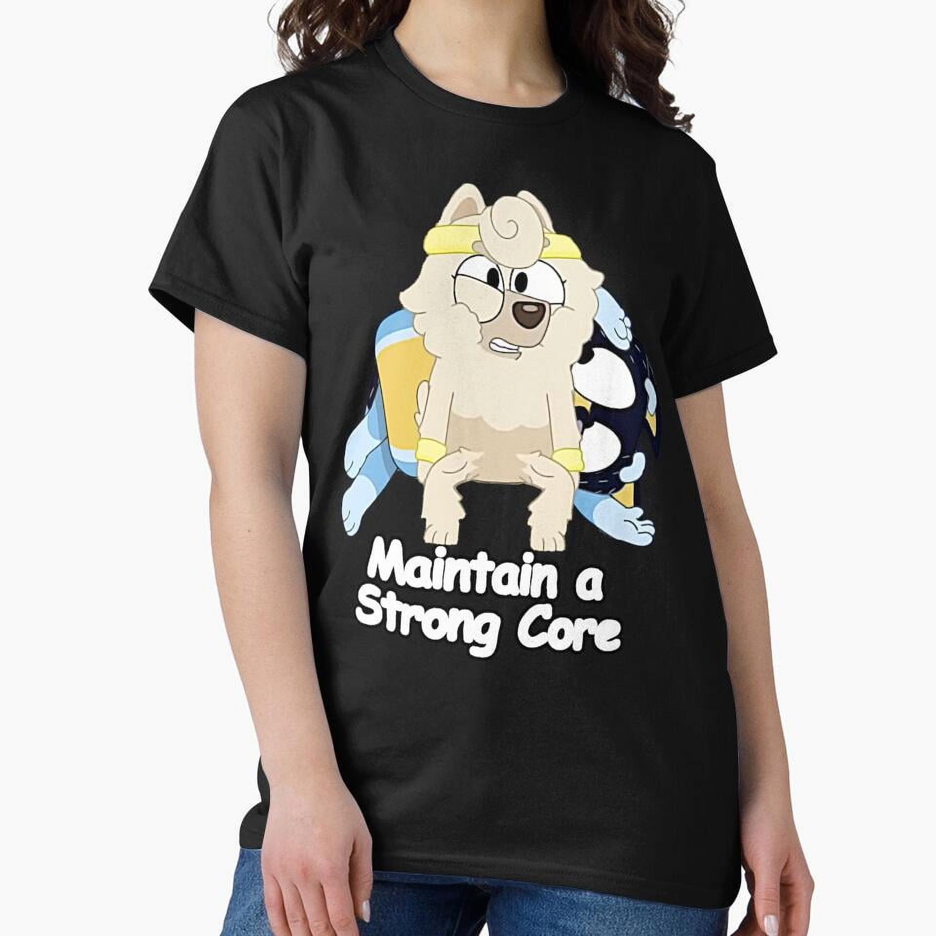 Bluey Maintain A Strong Core Dead Lift Exercise Bandit Wendy Neighbor ...