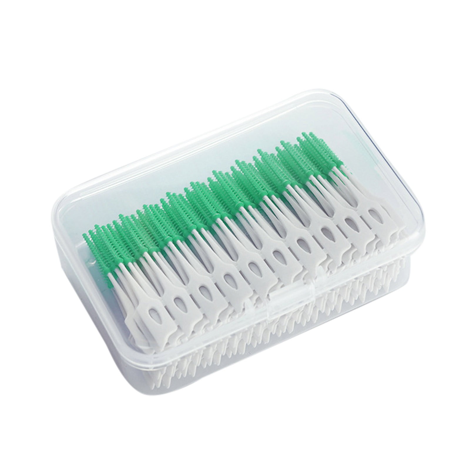 Maintaining clean teeth Soft Silicone Toothpick Interdental Brush Oral ...