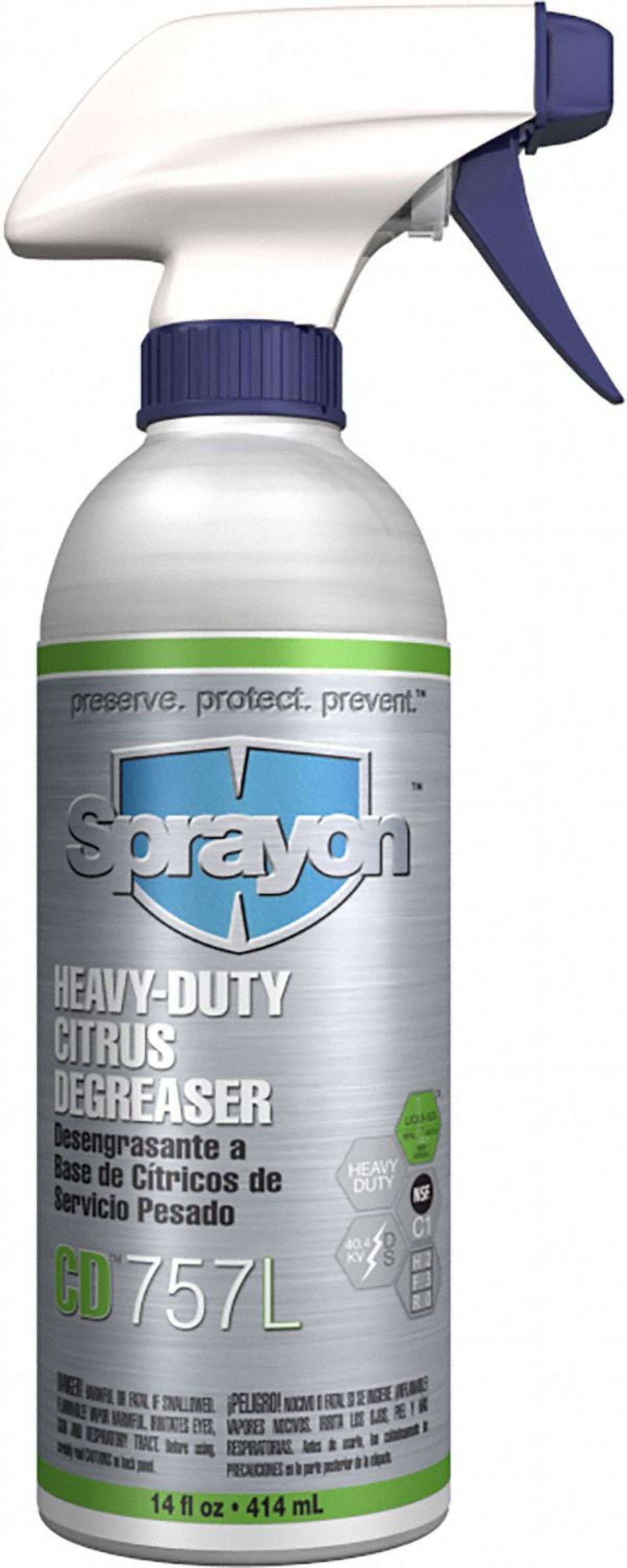 Sprayon Degreaser,Citrus Scent,16 oz,Aerosol Can SC0757000 - Walmart.com