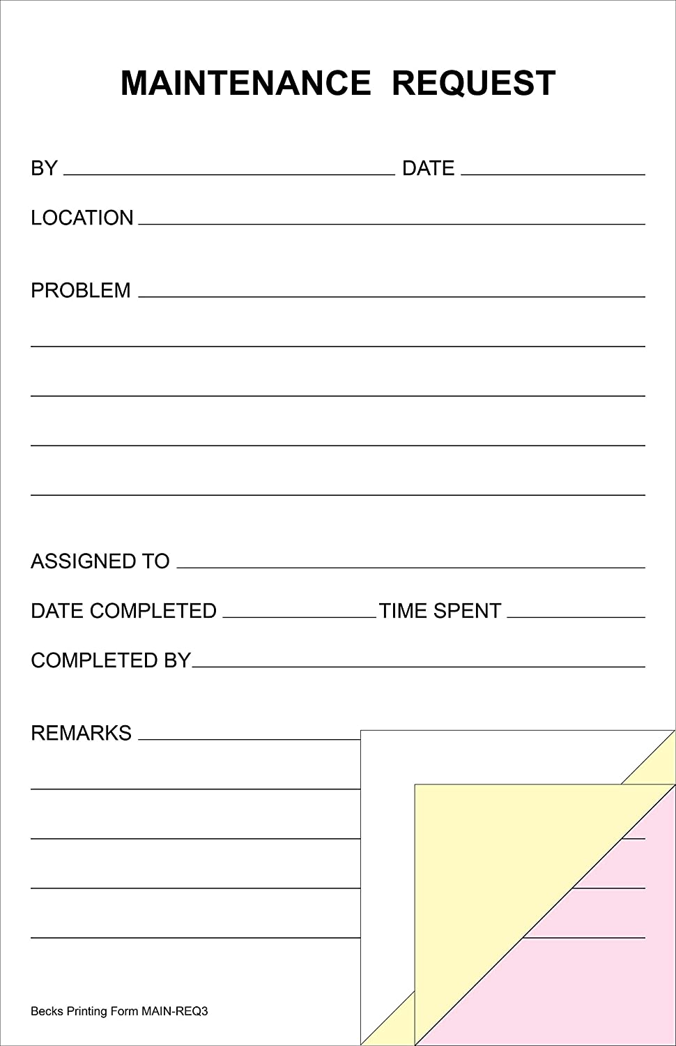 Form PDF Property Management Work Order Template Maintenance Request ...