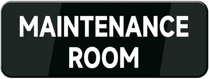 Maintenance Room Sign For Business Self Adhesive Signs Industrial ...