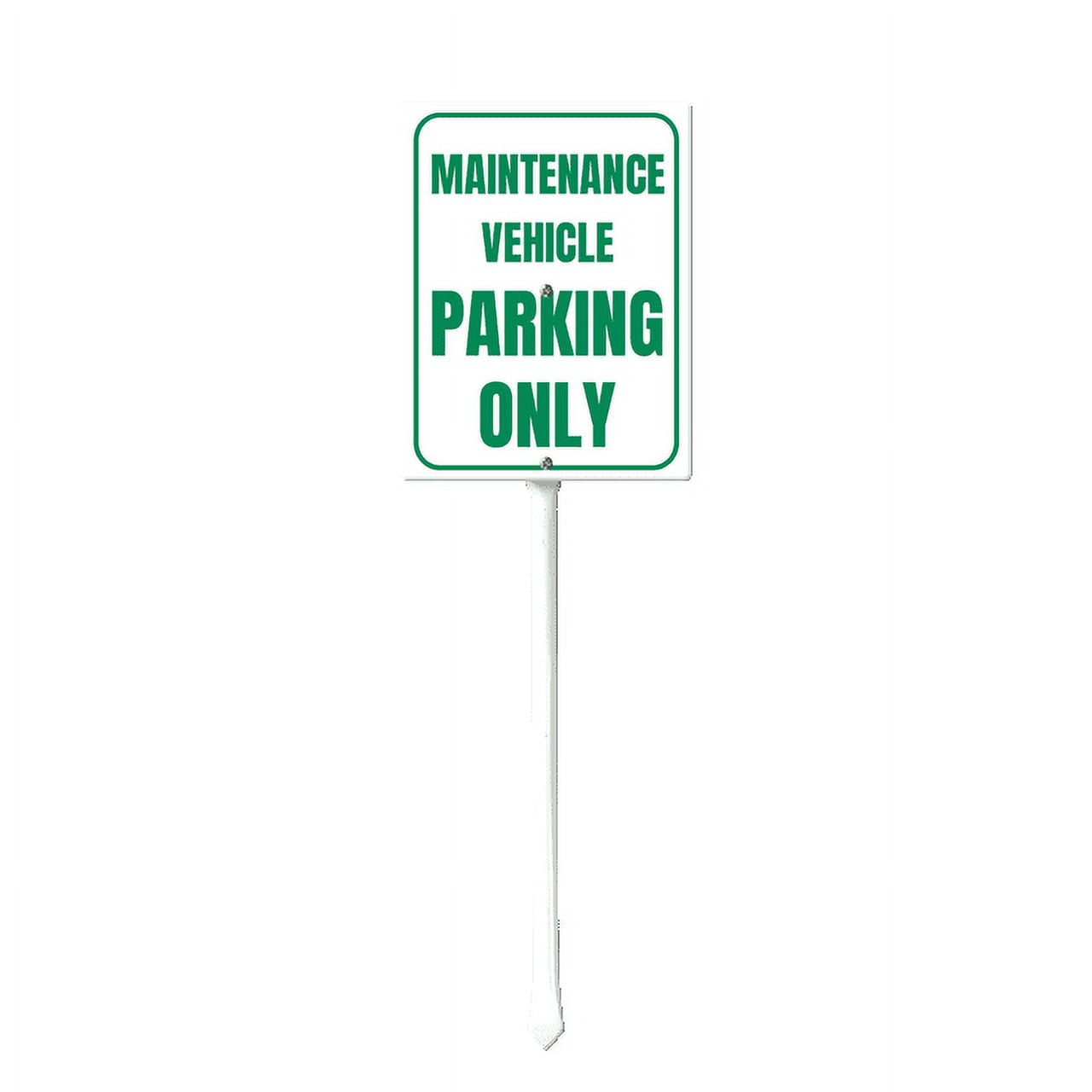 Maintenance Vehicle Parking Only Yard Sign With Stakes 4.6 x 6 inch ...
