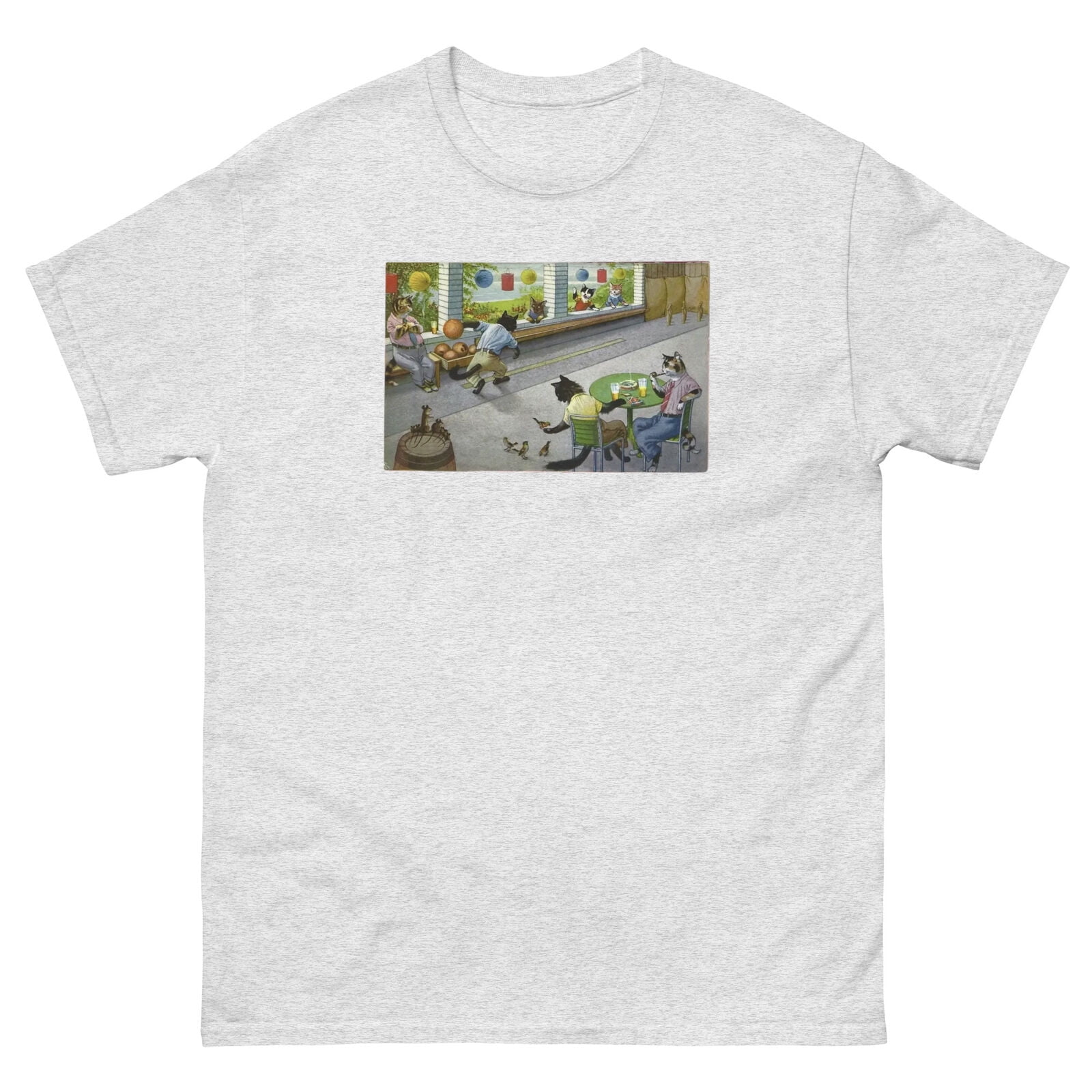 Mainzer Cat Postcards and Eugen Hartung Cats Bowling Unisex T-Shirt ...