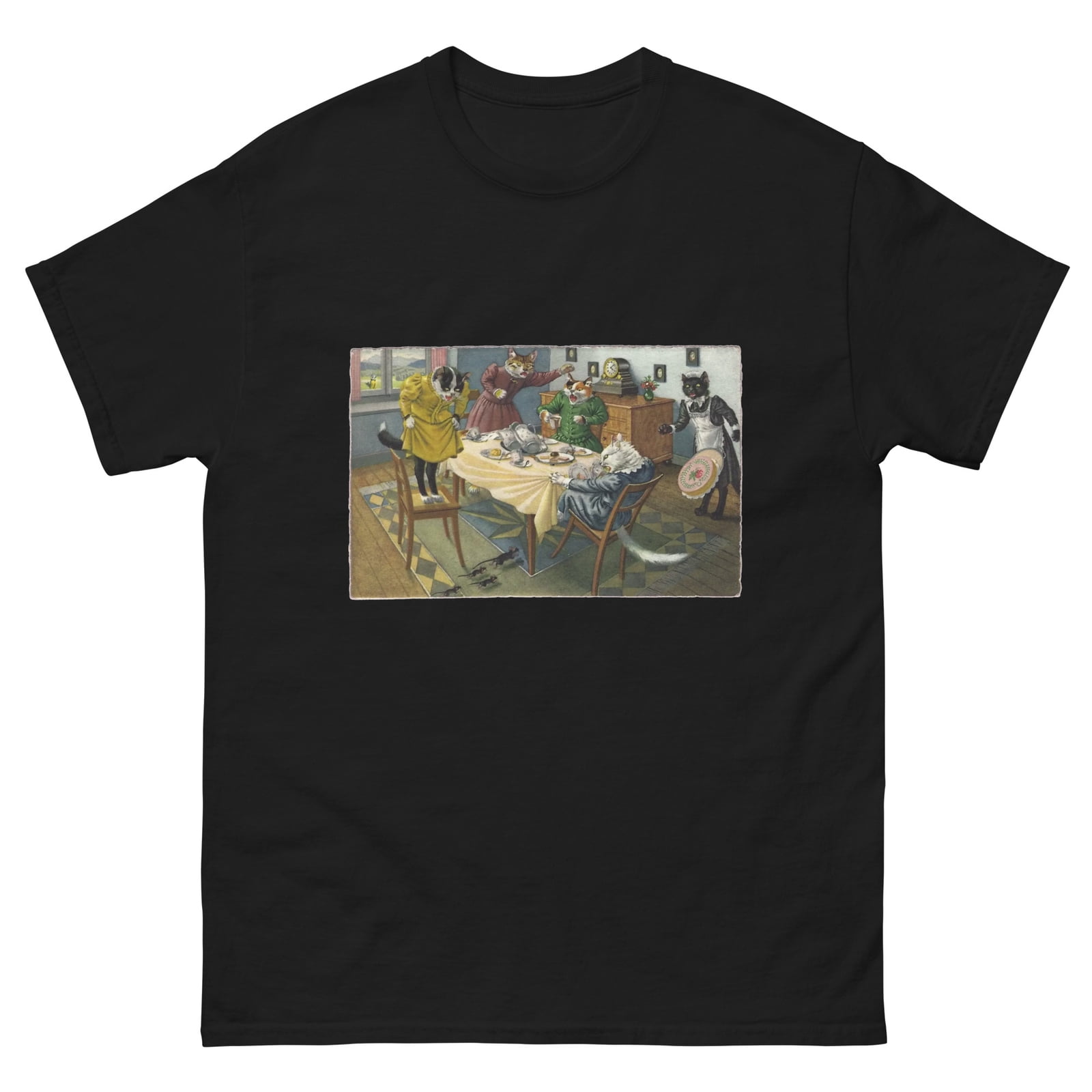 Mainzer Cat Postcards and Eugen Hartung Cats Unisex T-Shirt - Walmart.com