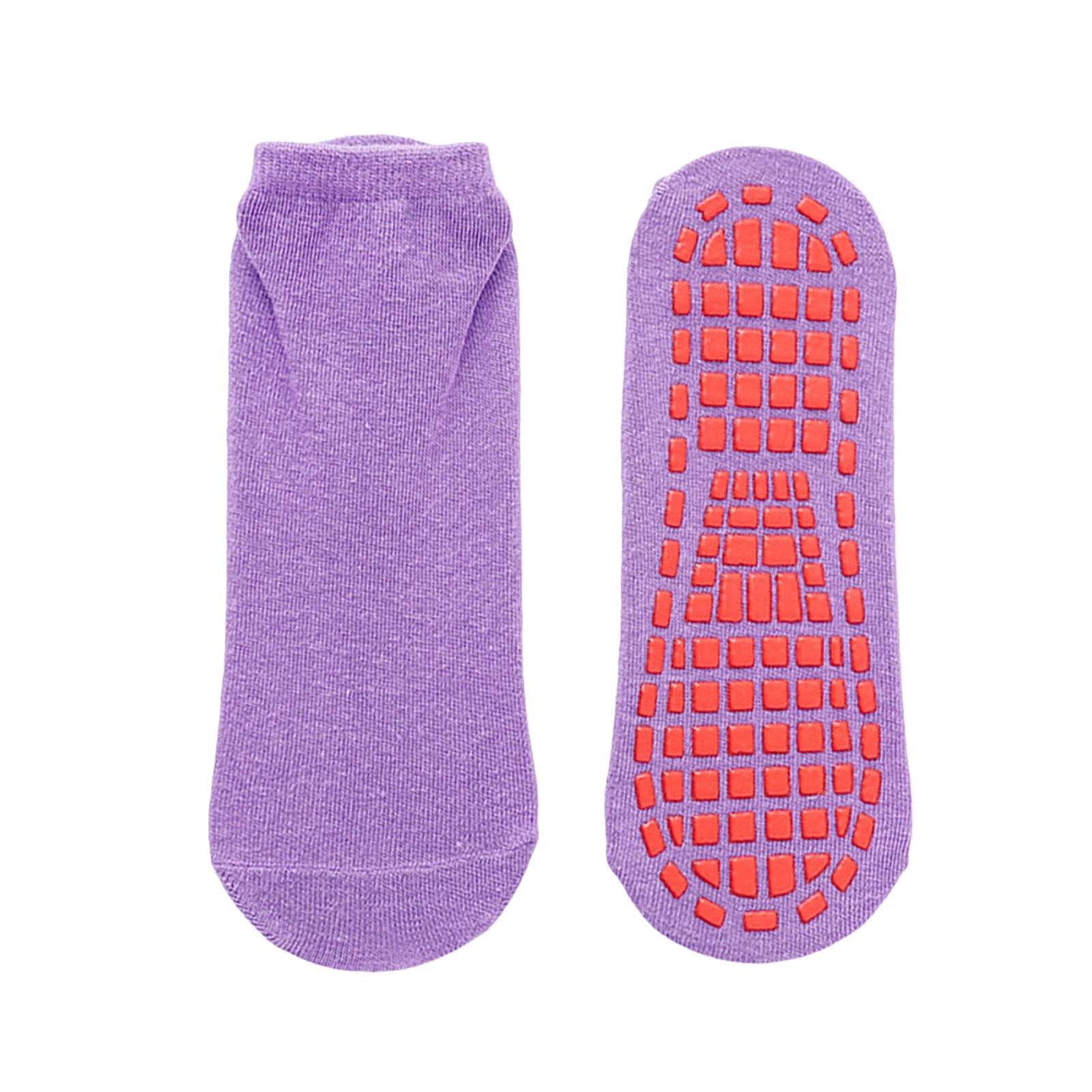 Mairbeon 1 Pair Trampoline Socks Anti-skid Silicone Grip Bottom Great ...
