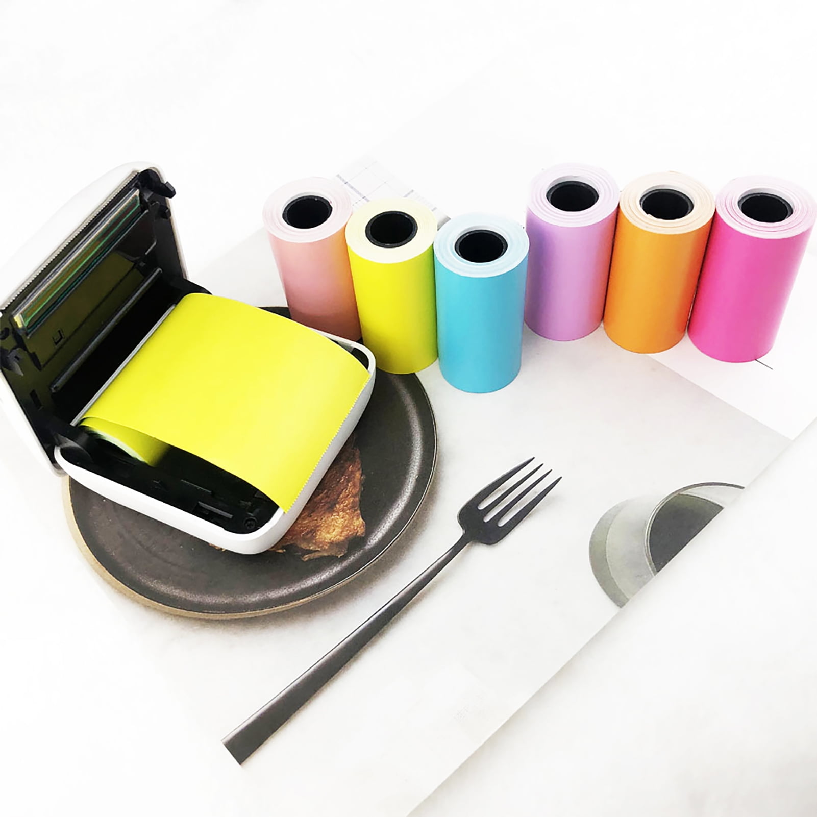 Mairbeon 1 Roll Photo Printing Sticker Durable Self-adhesive Thermal ...