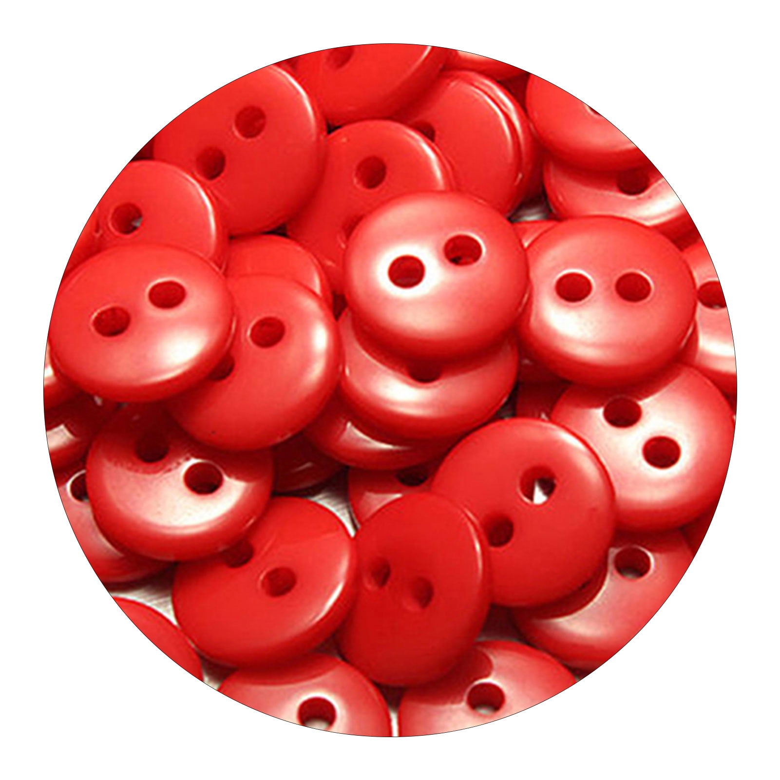 Mairbeon 100 Pcs Button Assorted Candy Color Round DIY Crafts Children ...