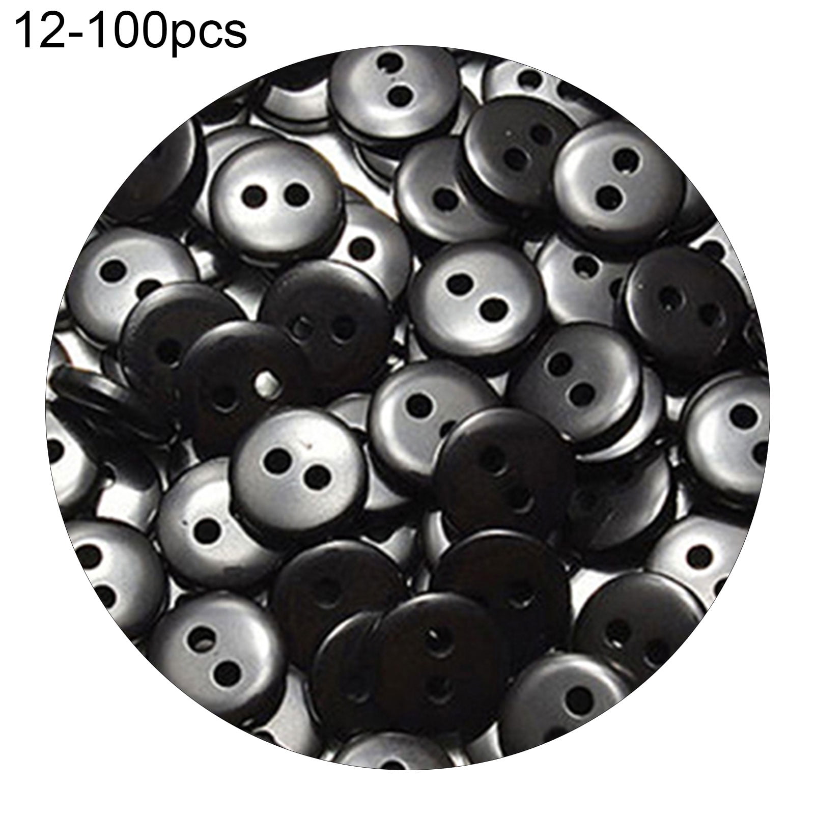 Mairbeon 100 Pcs Button Assorted Candy Color Round DIY Crafts Children ...