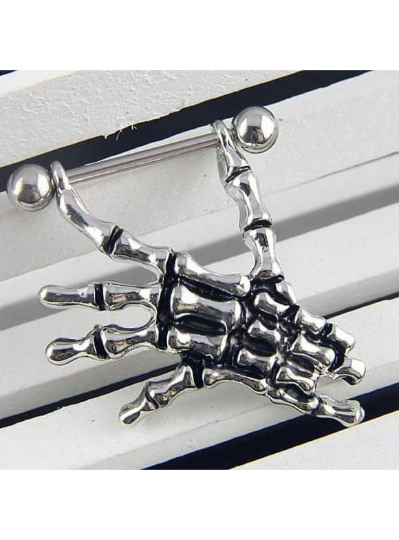 Skeleton Nipple Piercing