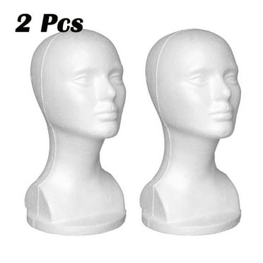 SHANY Styrofoam Model Heads/Hat Wig Foam Mannequin - 11" Round base ...