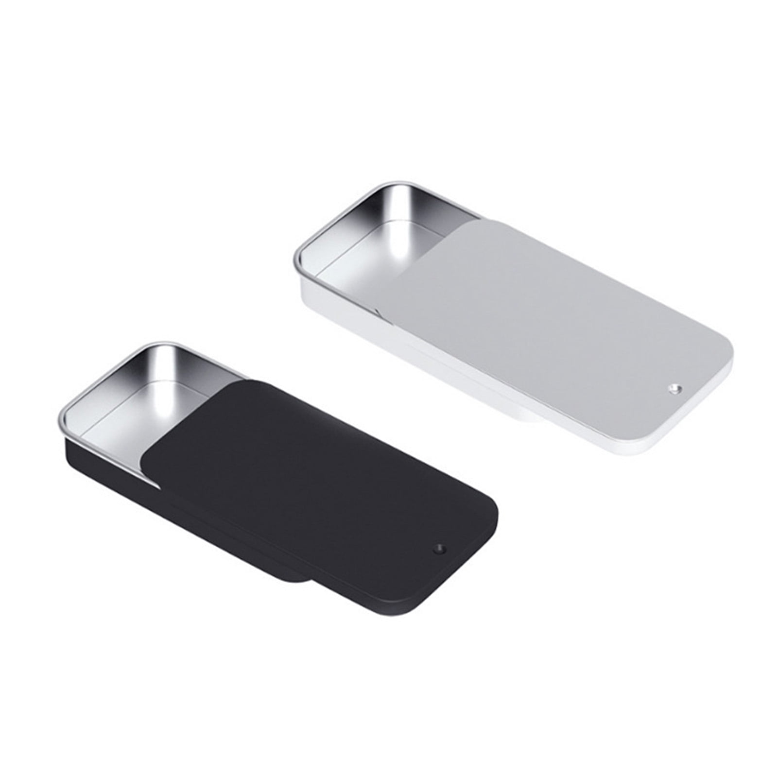 Mairbeon 2Pcs Storage Tin Boxes Compact Size Good Seal Effect Rust ...