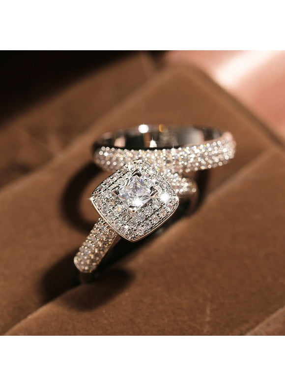 Faux Diamond Rings