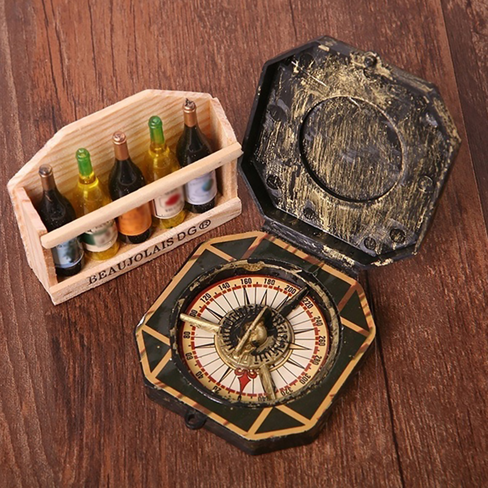 Mairbeon 4/6Pcs Halloween Children Kids Plastic Compass Toy Captain ...