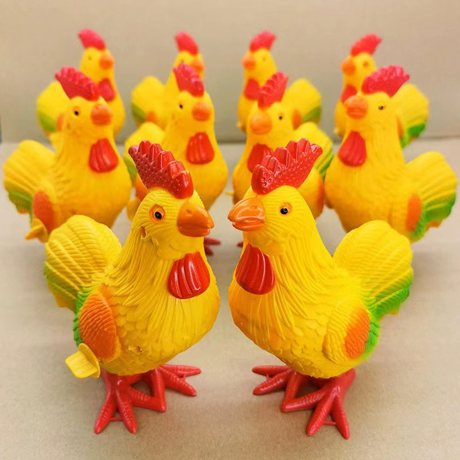 Mairbeon Animal Clockwork Toy Lovely Interesting Jumping Poultry Model ...