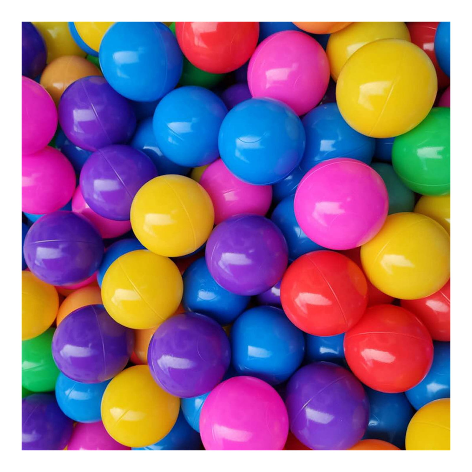 Mairbeon Ball Pit Balls 100 Count for Toddlers,2.2-Inch bear Shape ...