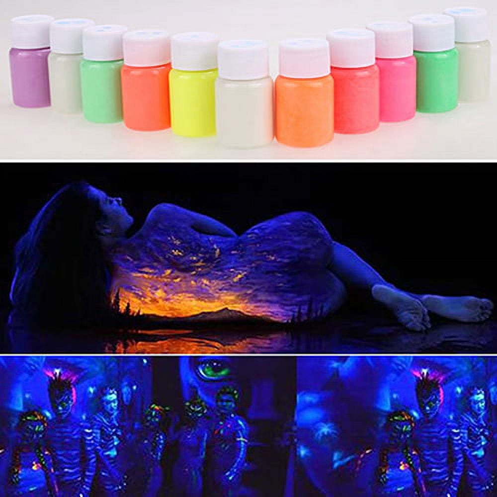 Mairbeon Body Makeup Luminous Painting Pigment Stage Party Glow in Dark ...
