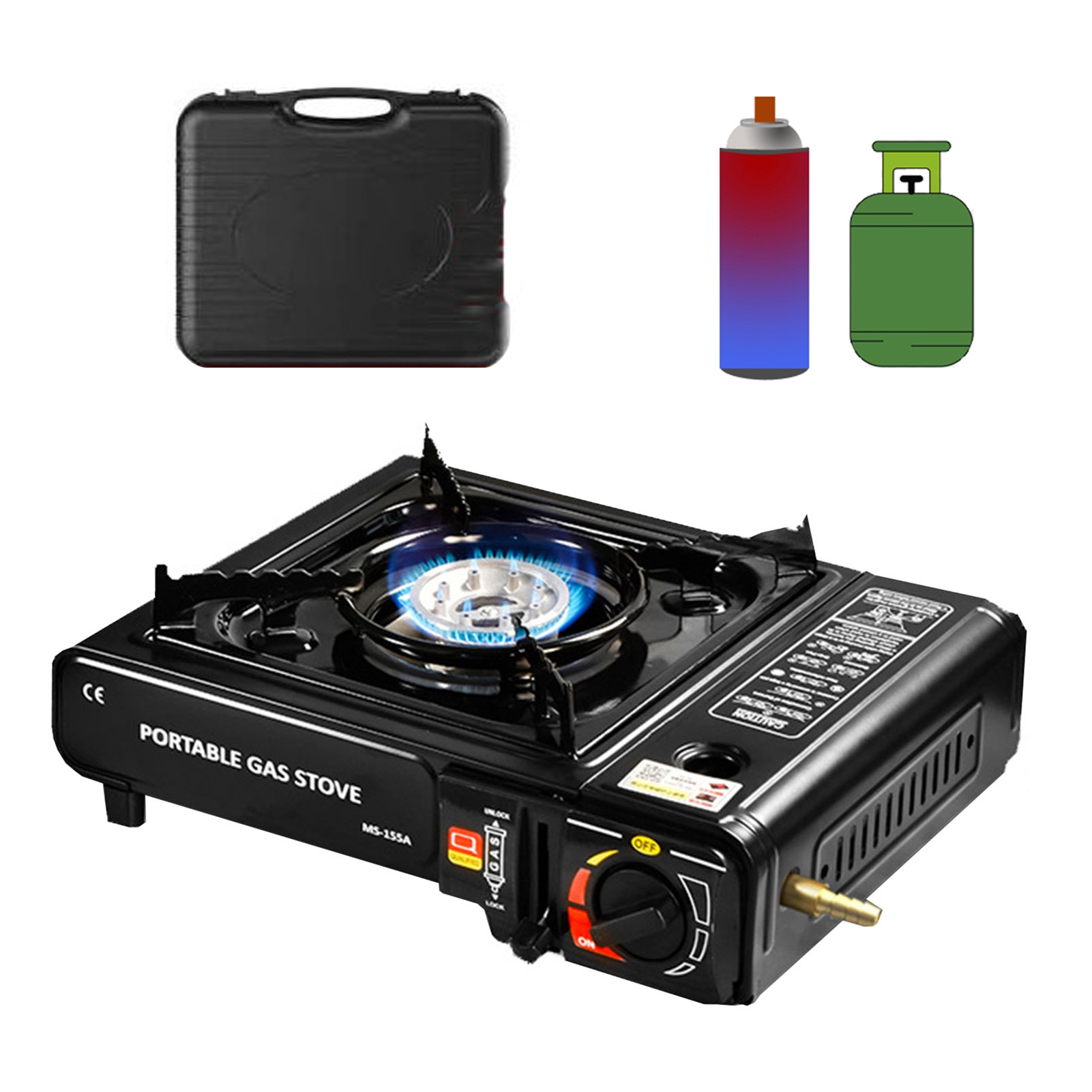 Mairbeon Camping Stove, BBQ Butane Gas Burner Stove, Outdoor Cooking ...