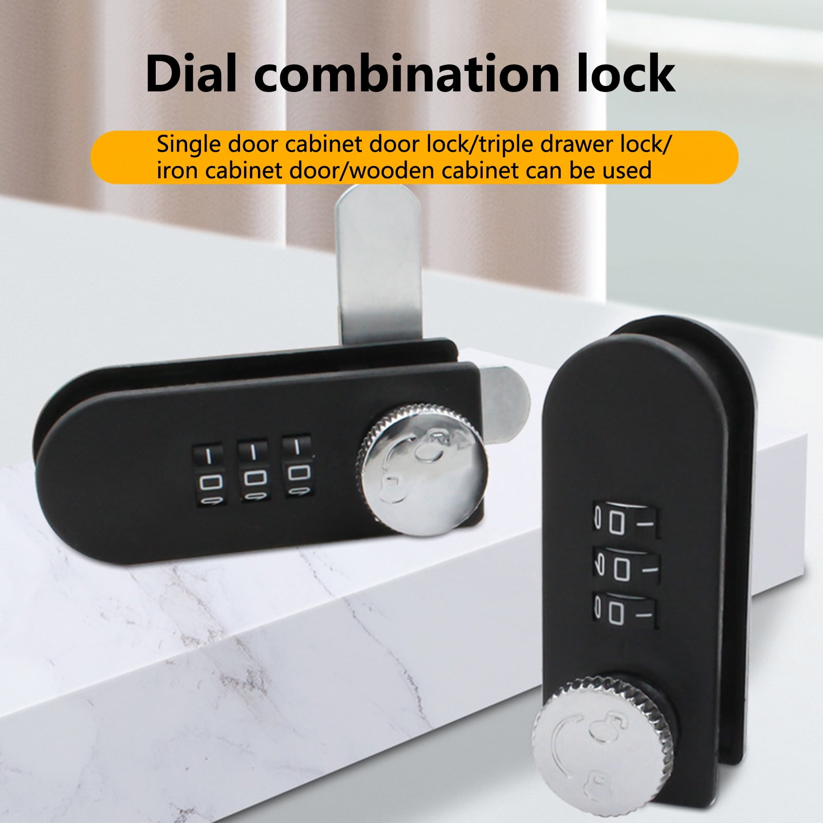 Mairbeon Combination Lock Thickened Latch Scroll Wheel Code Simple ...