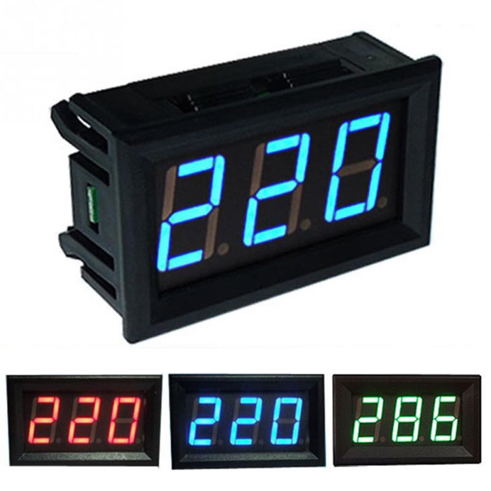 Mairbeon DC5-120V LED Digital Display Voltmeter Car Motorcycle Voltage ...