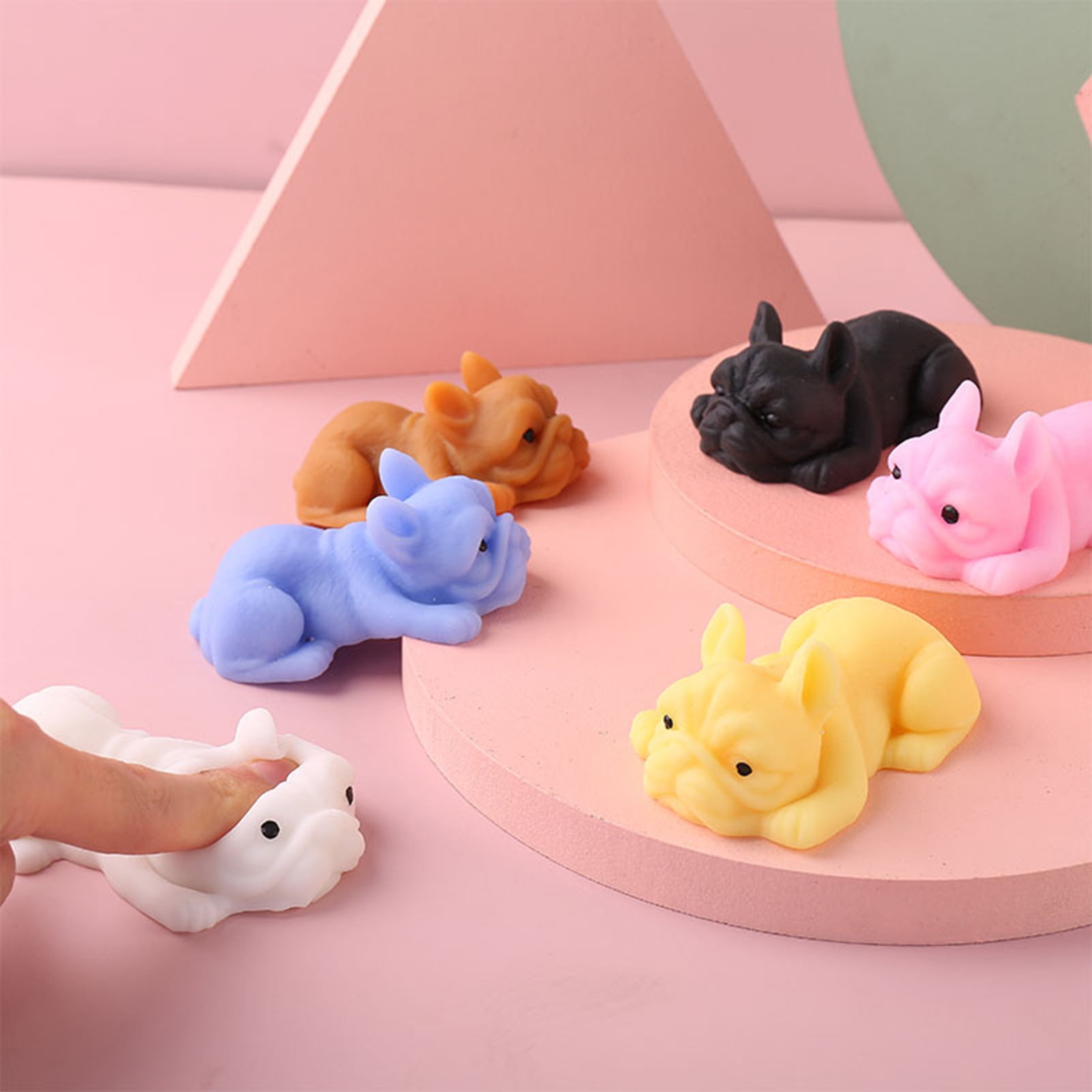 Mairbeon Dog Squeeze Toy Soft TPR Slow Rebound Cute Puppy Doll Pinch ...