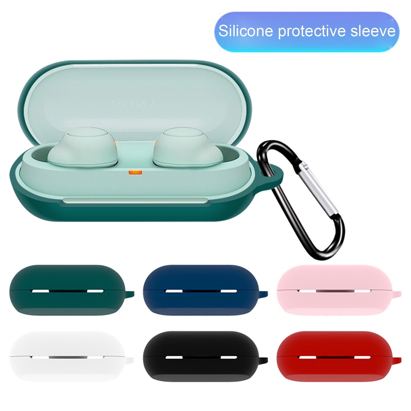 Mairbeon Earphone Case Portable Soft Silicone Wireless Bluetooth ...
