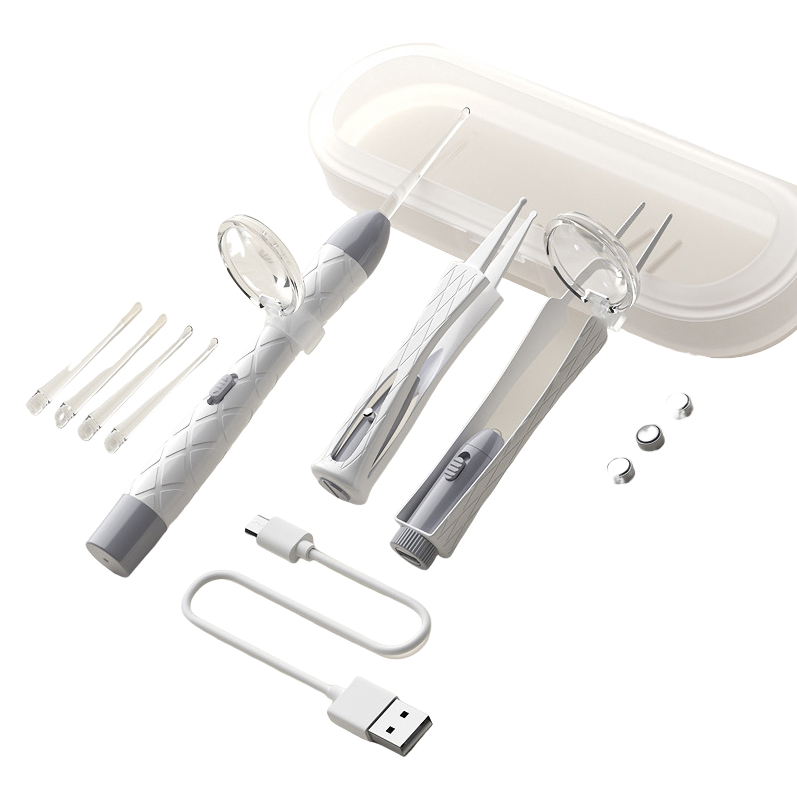 Mairbeon Earpick with LED Light Rechargeable Ear Wax Removal Tool with ...