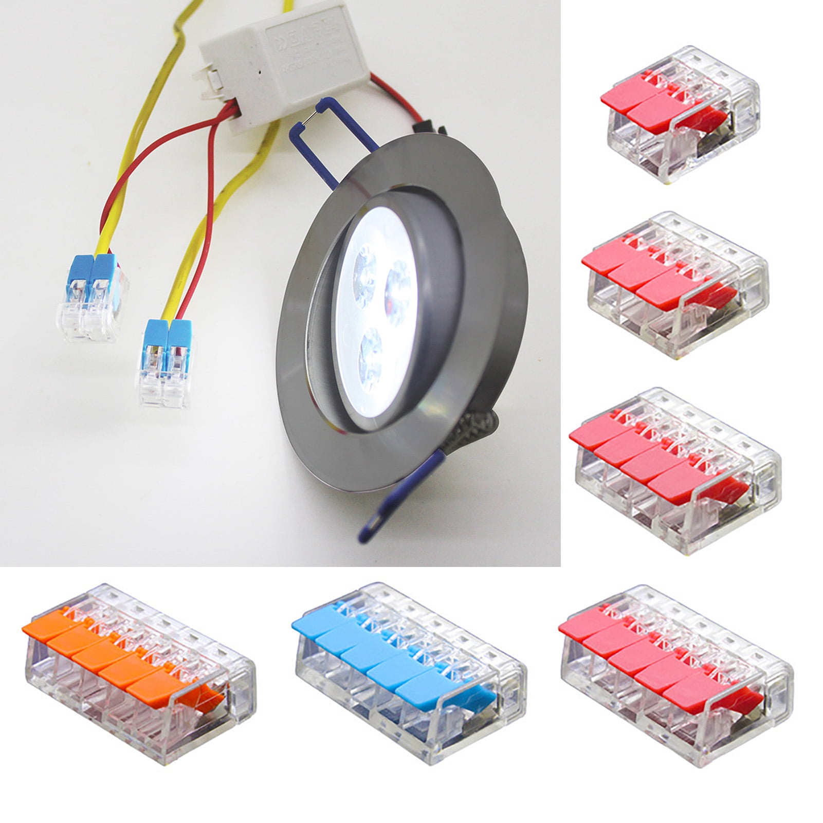 Mairbeon Electrical Wire Connector Universal Mini Quick Insert Plug-in ...