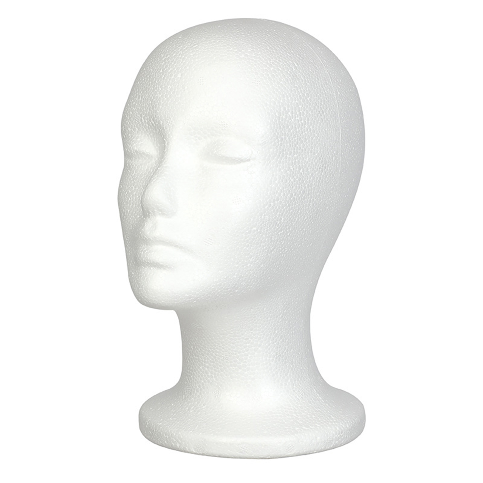 Mairbeon Foam Mannequin Wig Head Stand Easy to Use Female Head Mold for ...