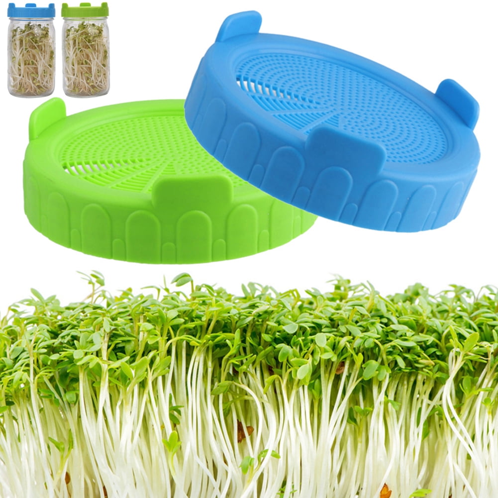 Mairbeon Food Grade Plastic Mesh Sprouting Lid Vegetable Growing ...