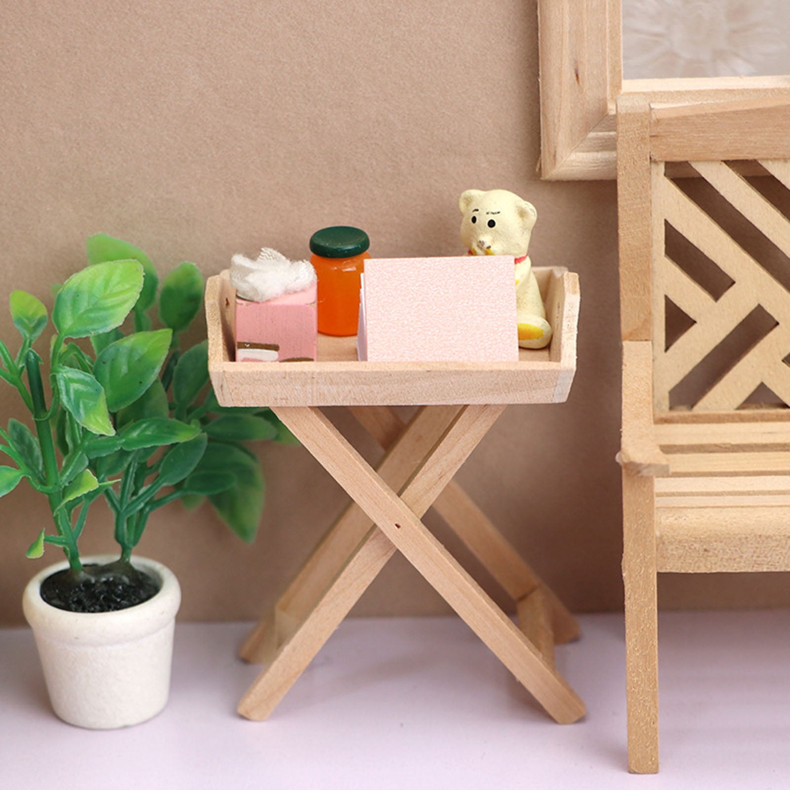 Mairbeon Furniture Model Table Creative Decorative Compact Wooden Color ...