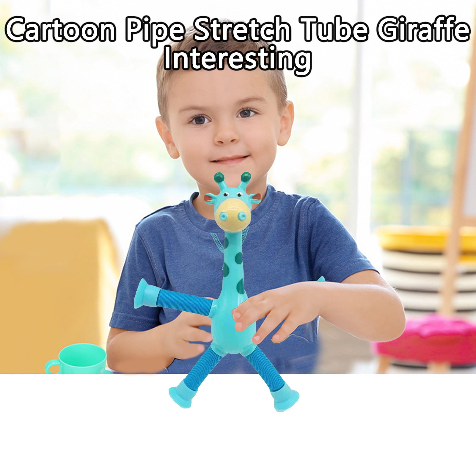 Mairbeon Giraffe Toy Novel Suction Cup Telescopic Various Shapes Built ...