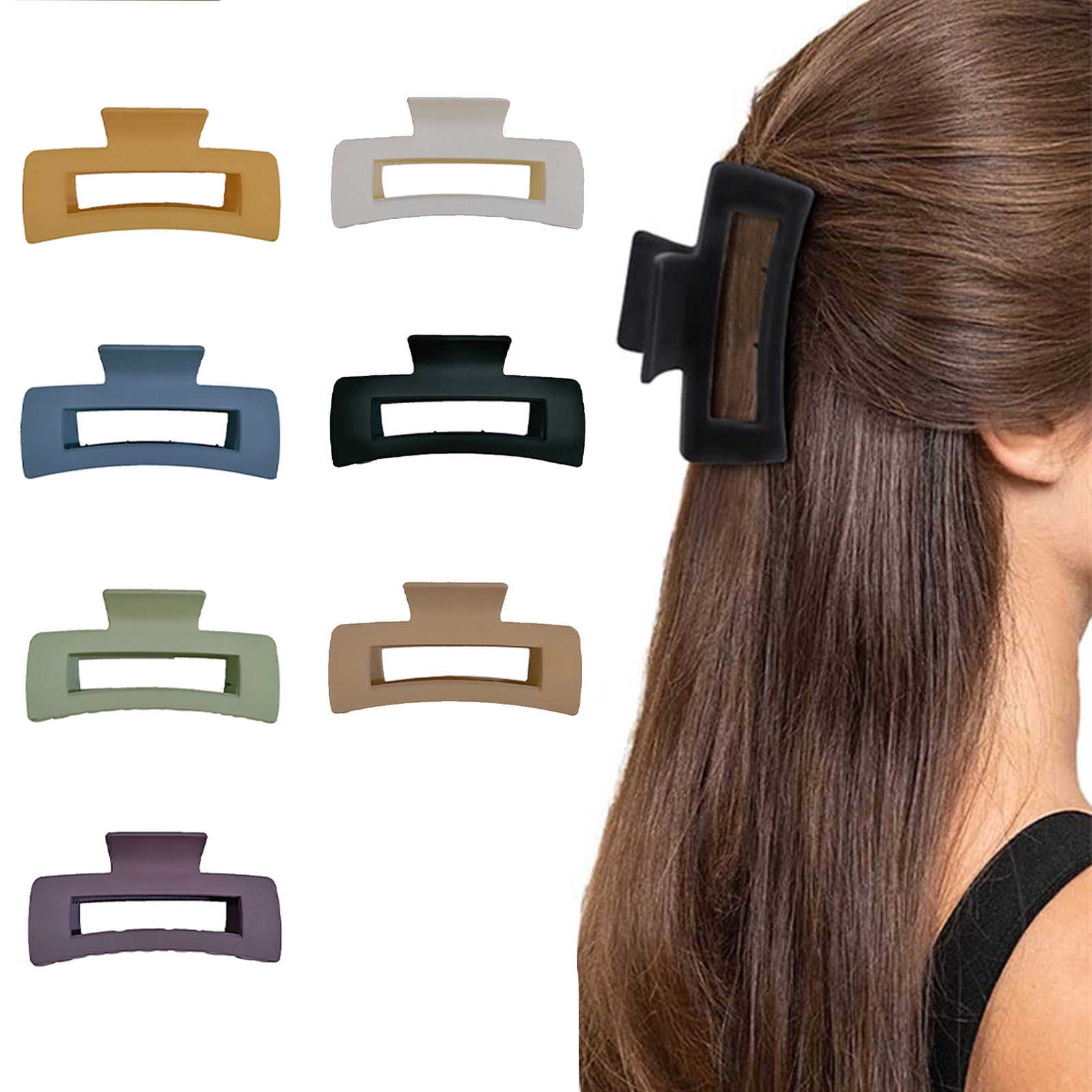 Mairbeon Hair Claws Non-Slip Stable Oblong Shape Strong Claws Crossing ...