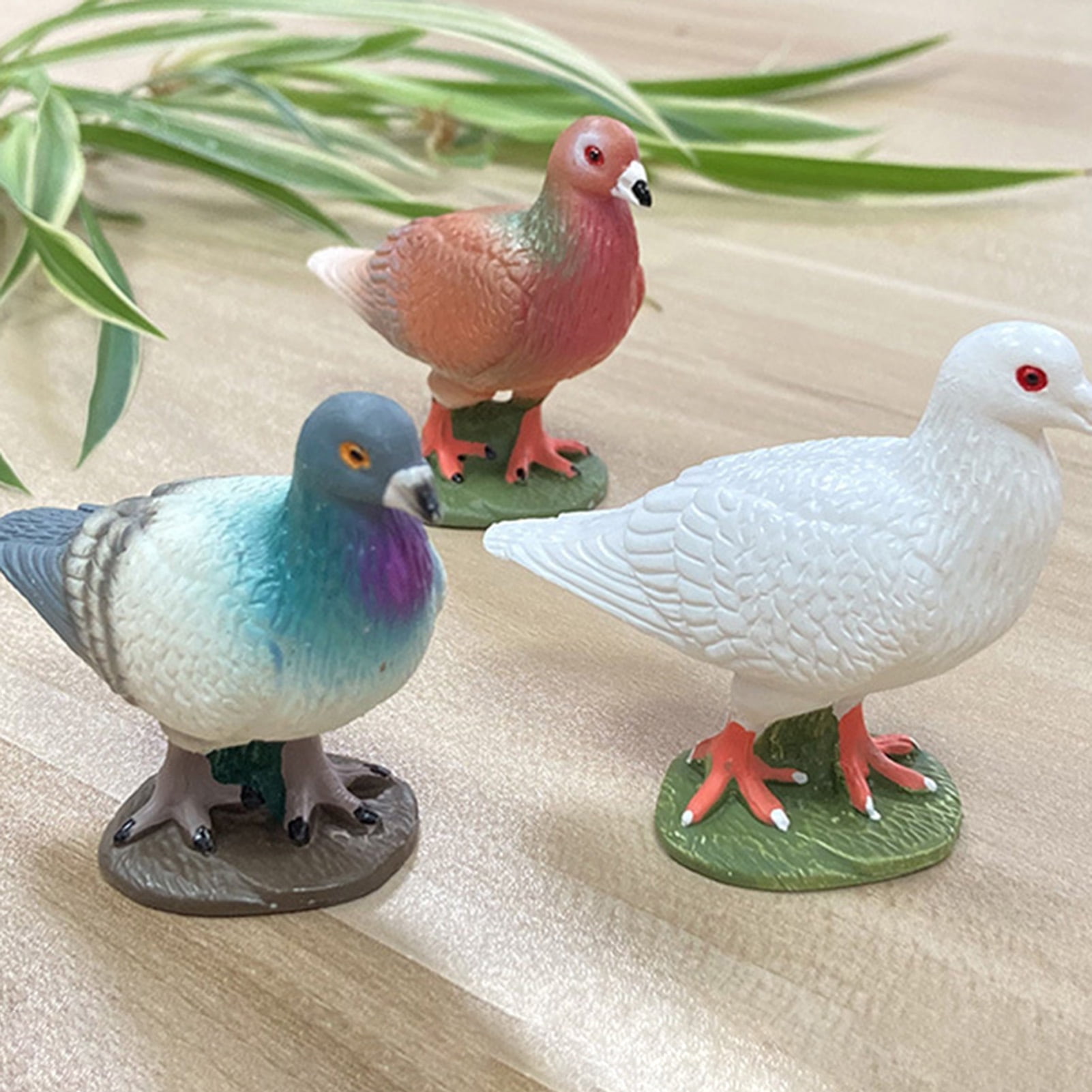 Mairbeon High Simulation Printed Pigeon Figurine Love Peace Pigeon ...