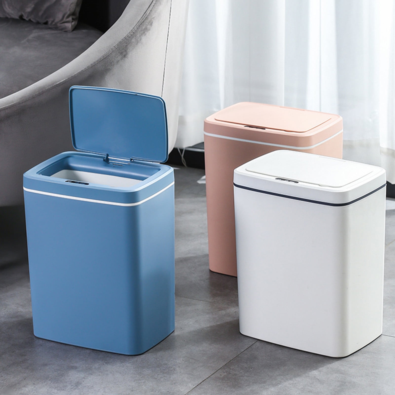 Mairbeon Intelligent Rubbish Bin Wide Opening Touchless Large Capacity ...