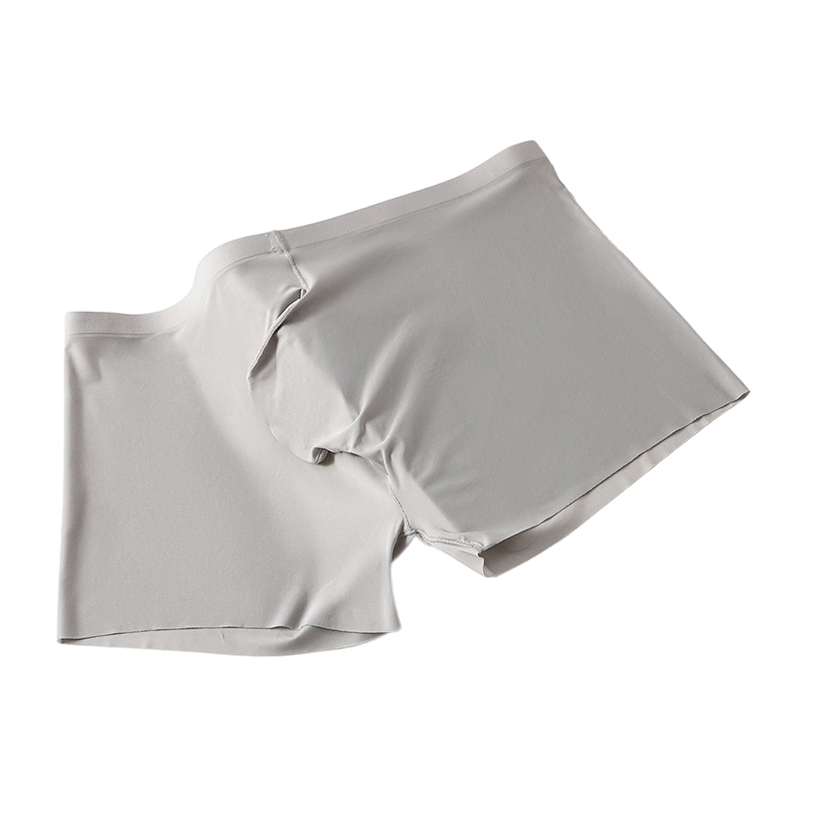 Mairbeon Men Boxers U Convex Stretchy Solid Color Thin Seamless Anti ...