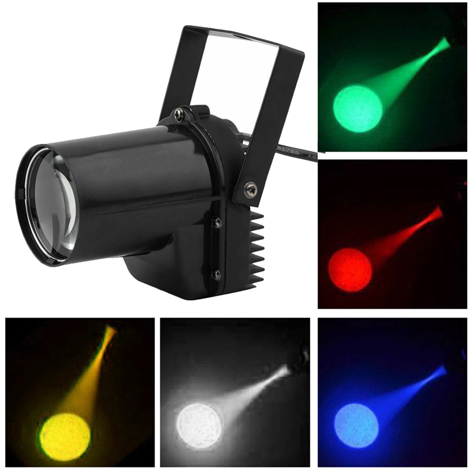 Mairbeon Mini LED Stage Light Pinspot Beam Spotlight DJ Disco Party KTV ...