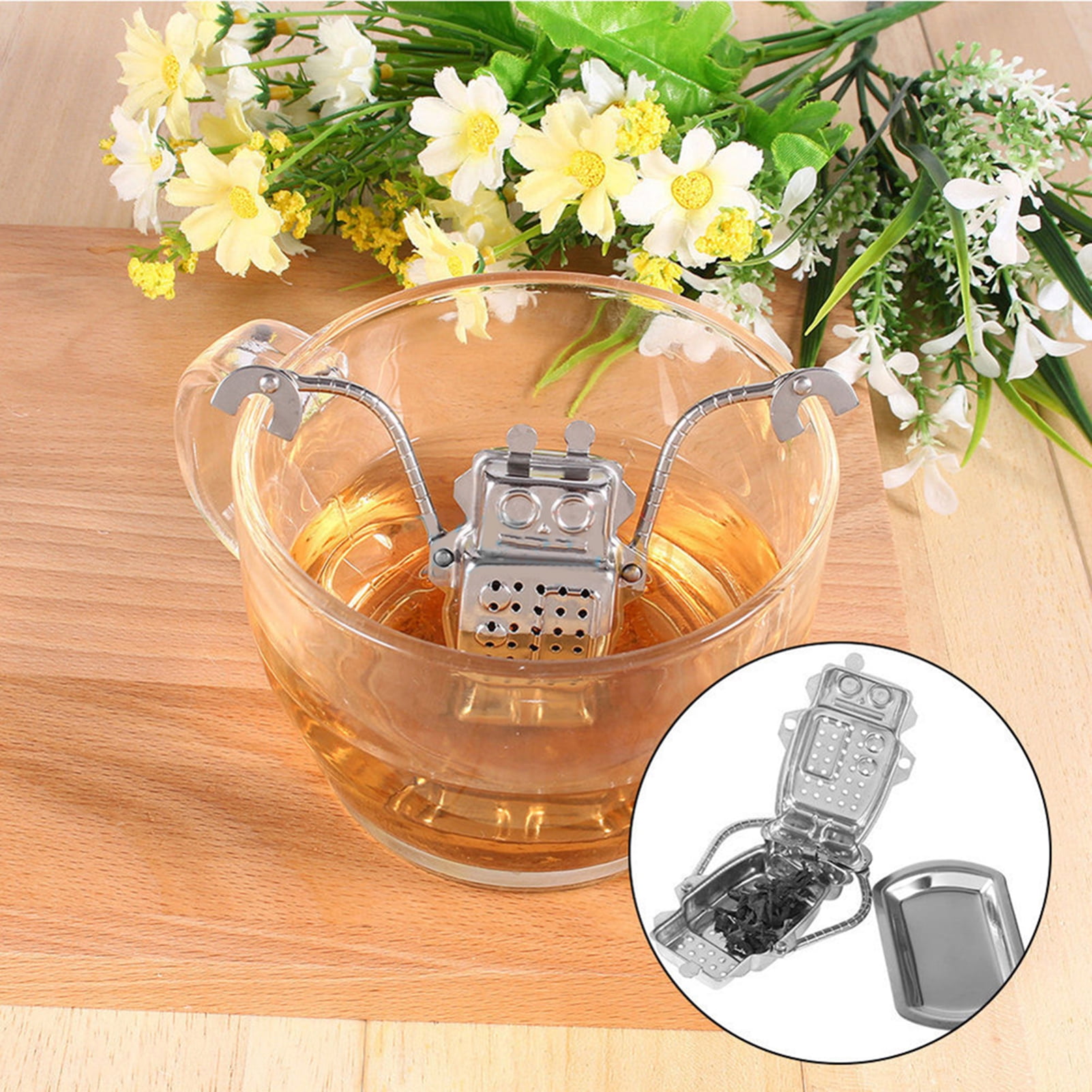 Mairbeon Practical Stainless Steel Loose Tea Infuser Leaf Strainer ...