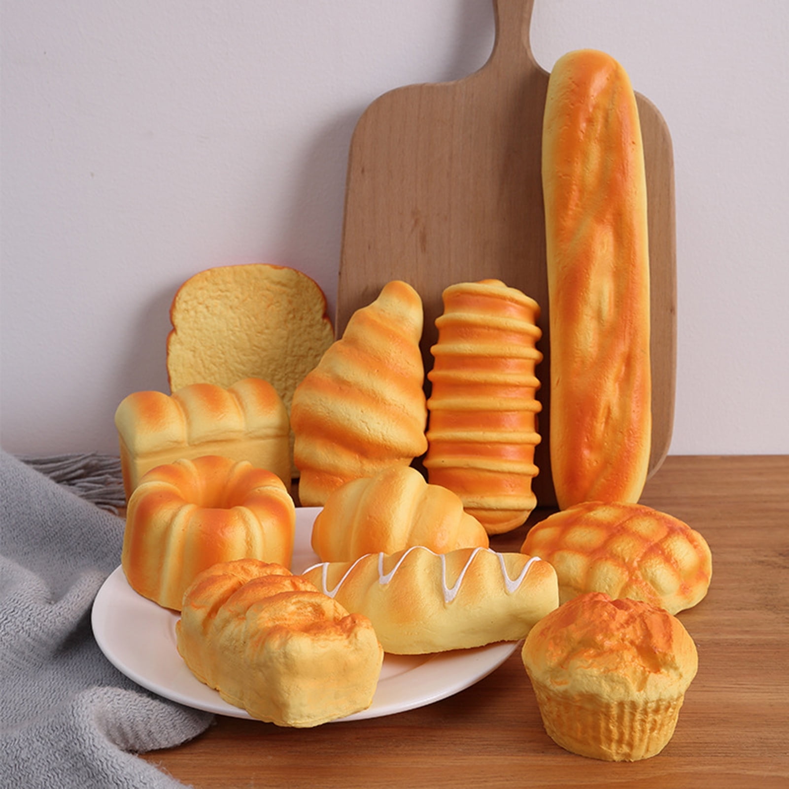 Mairbeon Simulation Bread Pretend Play Realistic Appearance Photography ...