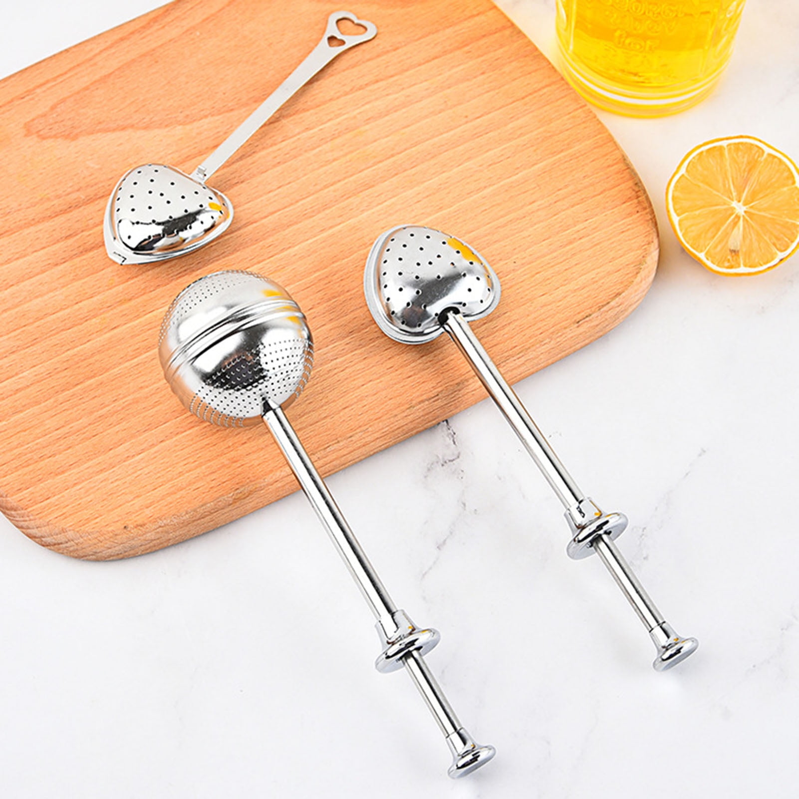 Mairbeon Tea Infuser Reusable Food Grade Stainless Steel Spherical ...