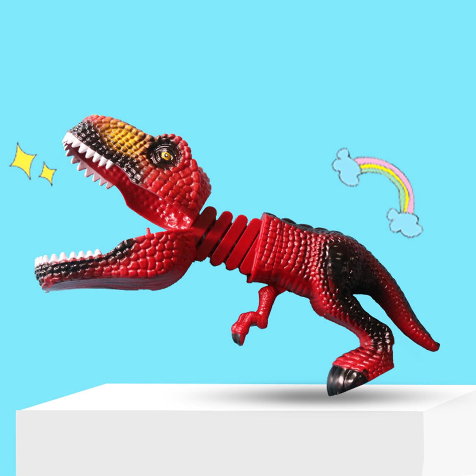 Mairbeon Telescopic Mechanical Clamp Biting Dinosaur Children ...