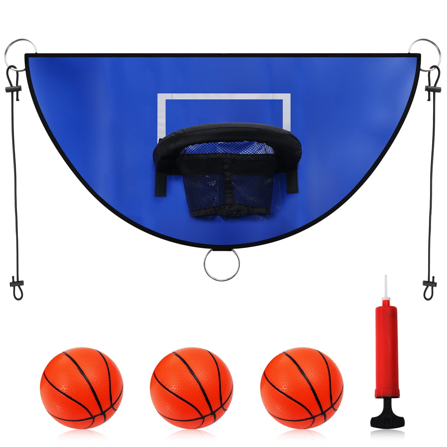 Mairbeon Trampoline Basketball Hoop,Breakaway Rim for Dunking ...