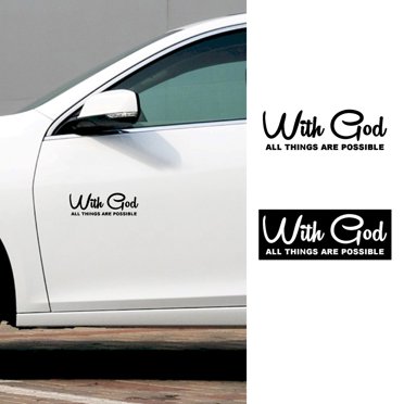 Do You Follow God This Close Funny Decal Car Window Sticker 6" *C273 ...
