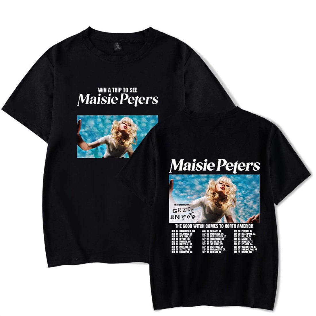 Maisie Peters The Good Witch Tour T-shirt 2025 New Round Neck Men's And ...