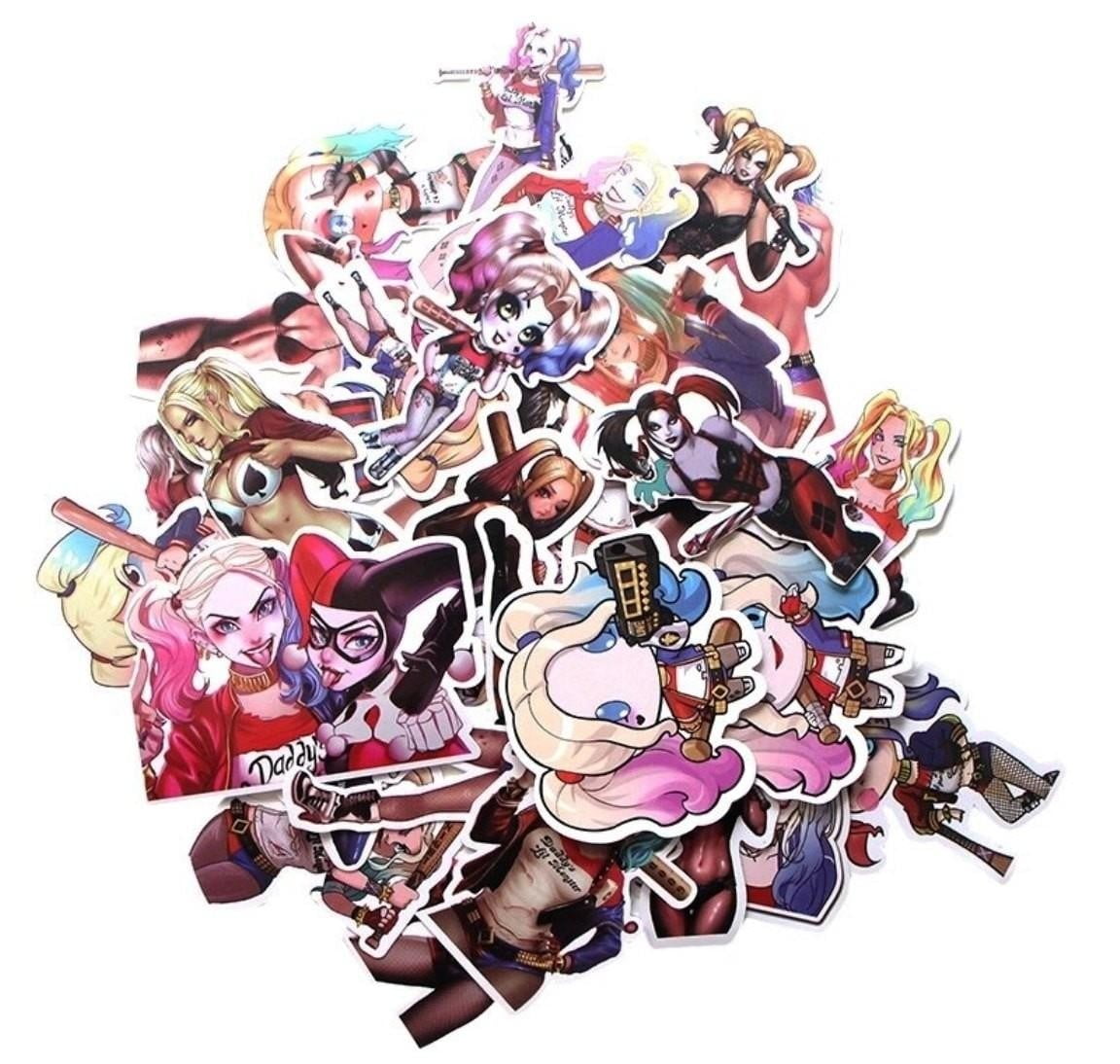 Maisnstreet Harley Quinn Suicide Squad Assorted Stickers, 33 Count ...