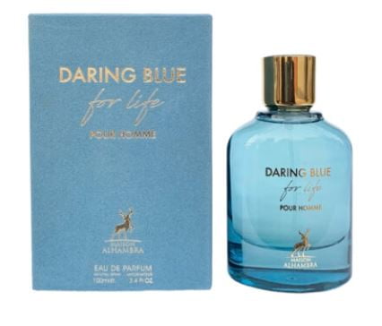 Maison Alhambra Men's Daring Blue For Life EDP Spray 3.4 oz Fragrances ...