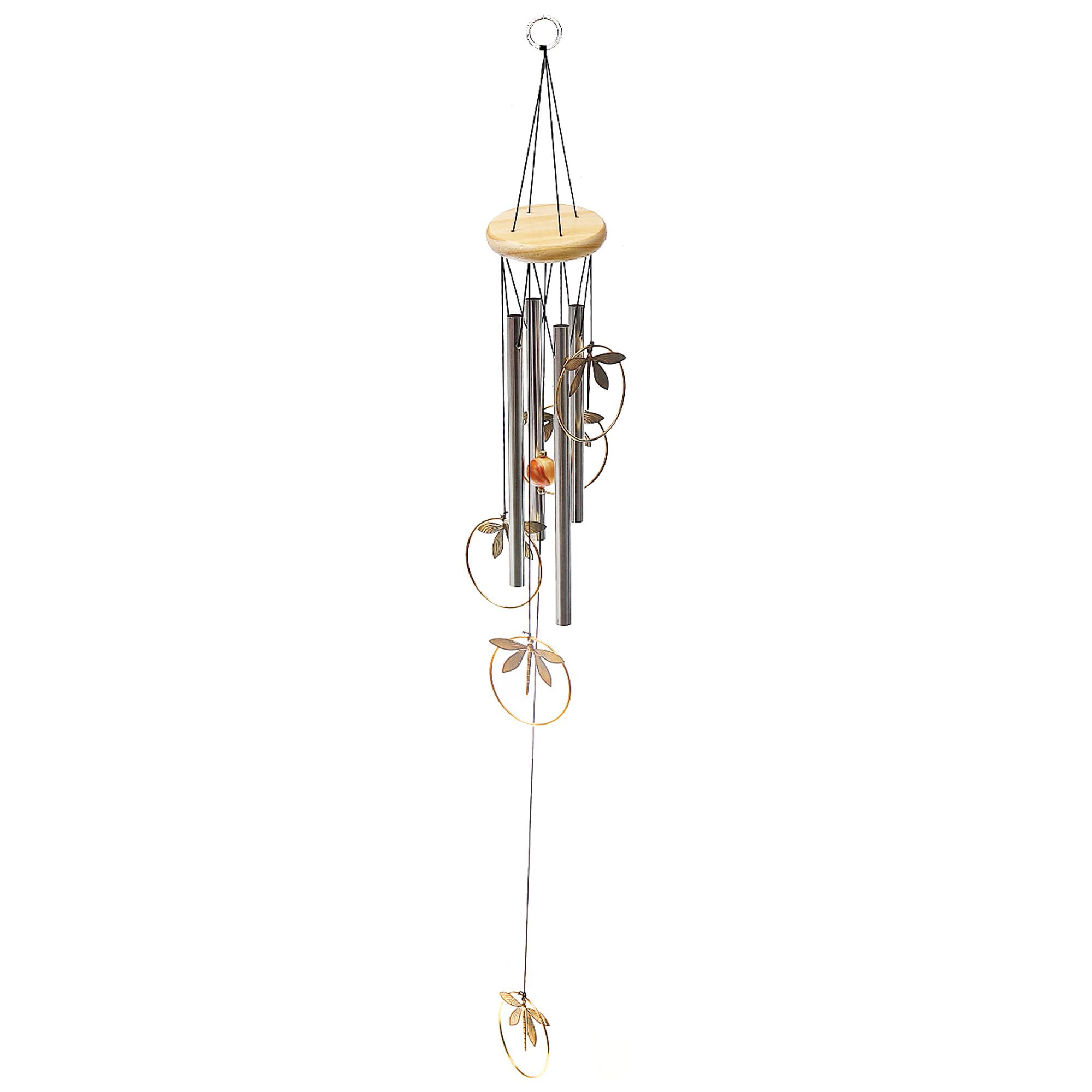 Maison Concepts 28" Round Windchime With Dragonfly - Walmart.com
