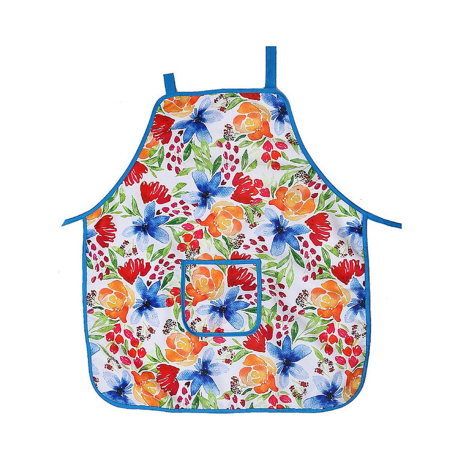 Maison Concepts Apron With Pocket (Floral Delight) - Set of 2 (26L X ...