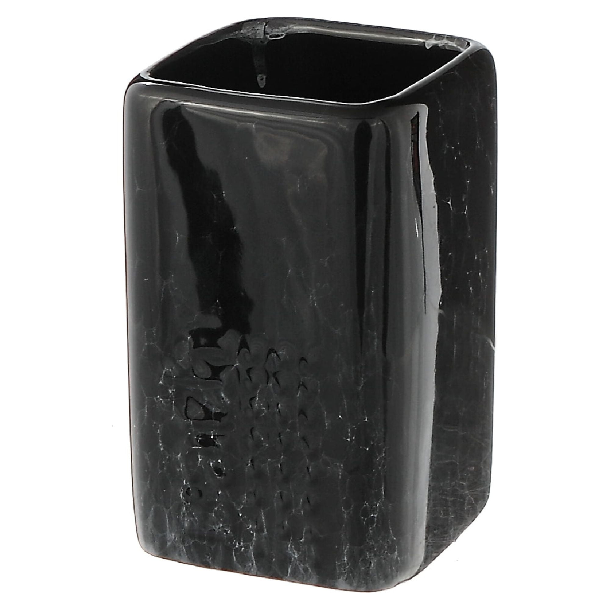 Maison Concepts Ceramic Tumbler Black Granite - Set of 2 (2.75 L X 2.75 ...