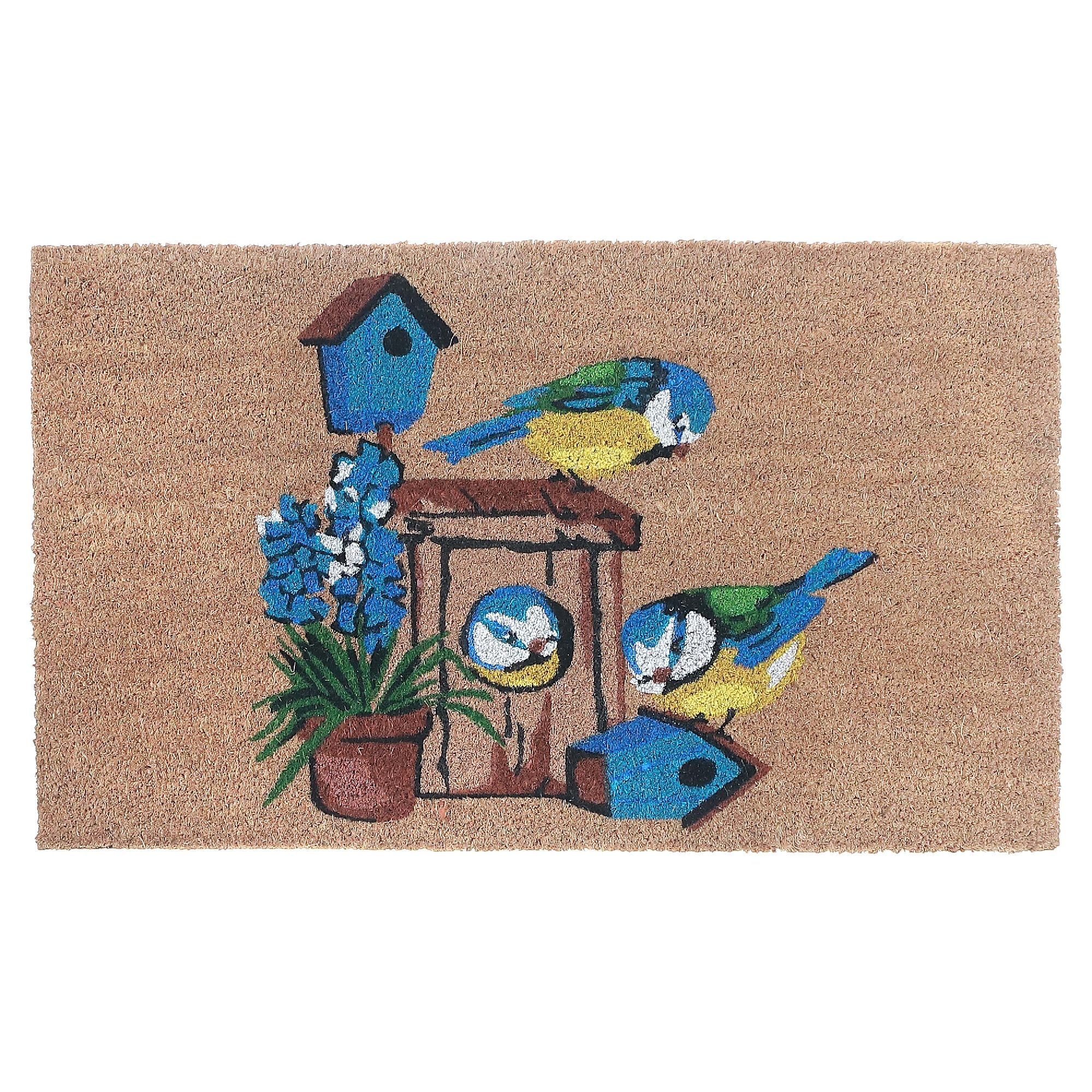 Maison Concepts Coir Door Mat Bird House (Multi) 18" X 30" X 2 ...